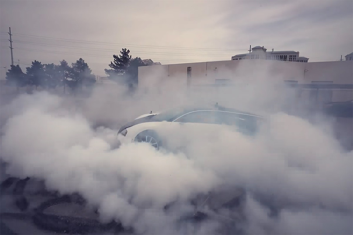 Bugatti Veyron burnout! | bilmagasinet.dk