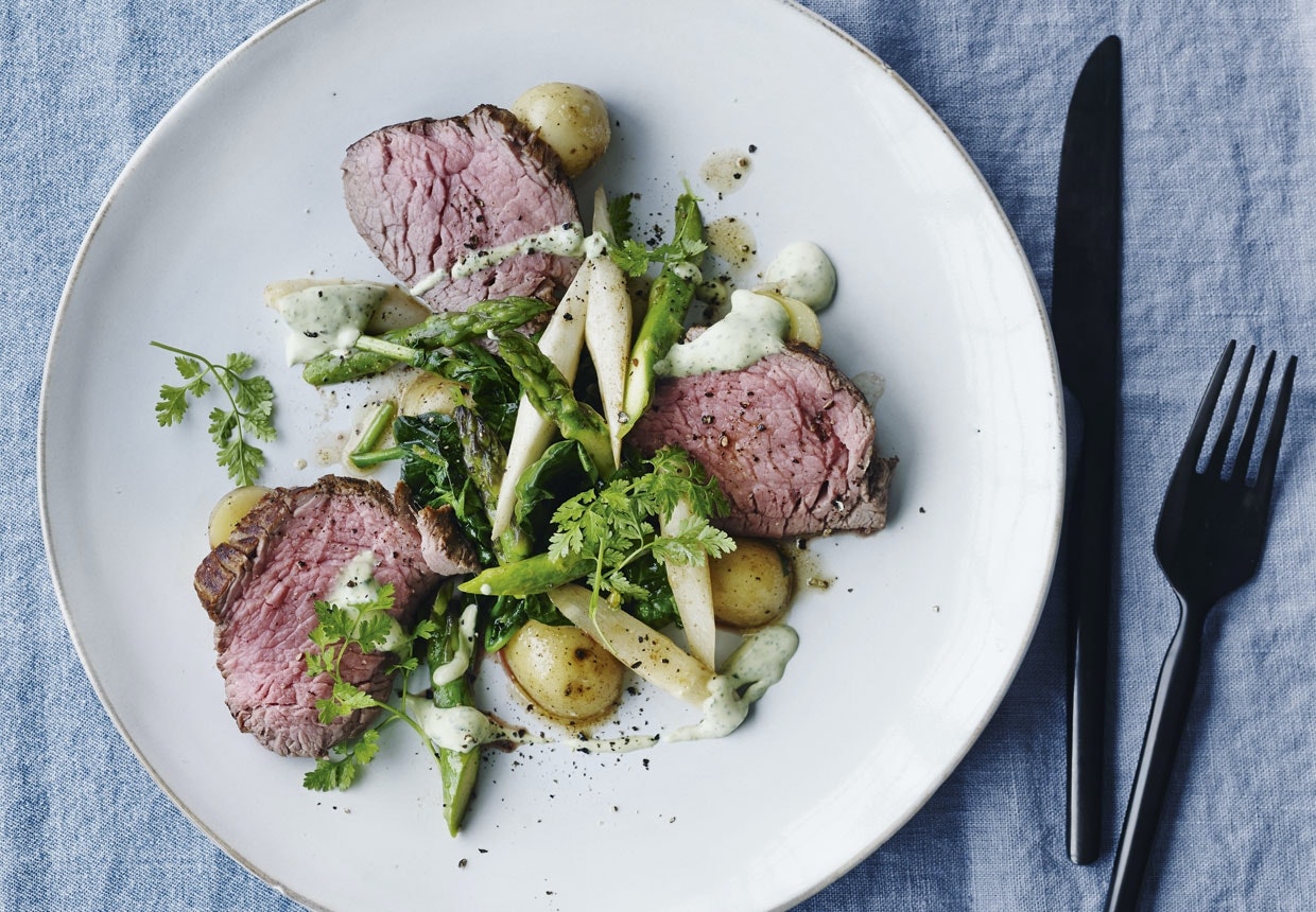 Kalfshaas | Kalfshaas met groenten en mosterdcrème | scandiliv.nl