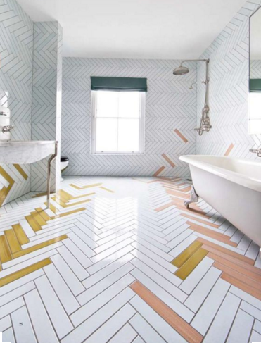 Hvide fliser på badeværelset | Flotte badeværelser med fliser | bobedre.dk