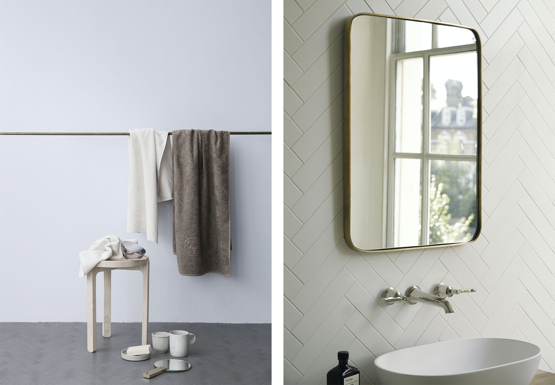 Hvide fliser på badeværelset | Flotte badeværelser med fliser | bobedre.dk