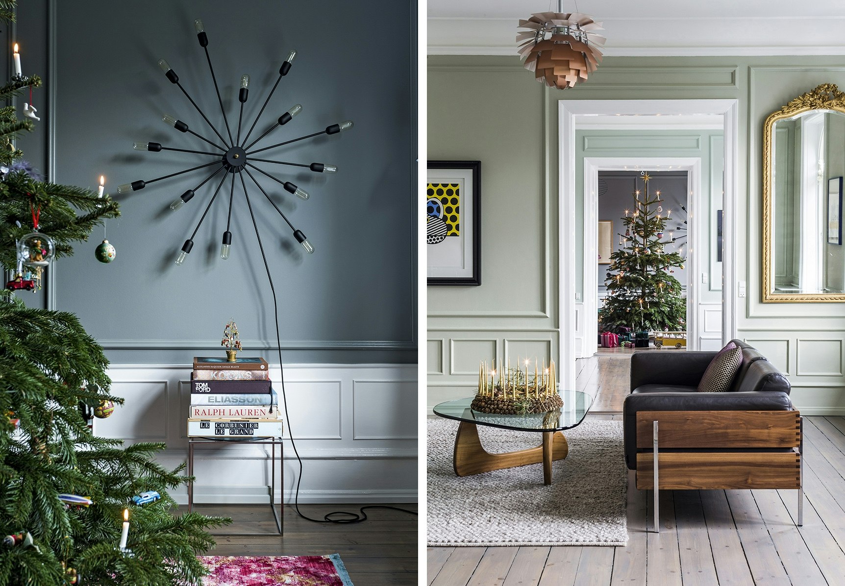 Smuk og ekstravagant jul i herskabslejlighed | bobedre.dk