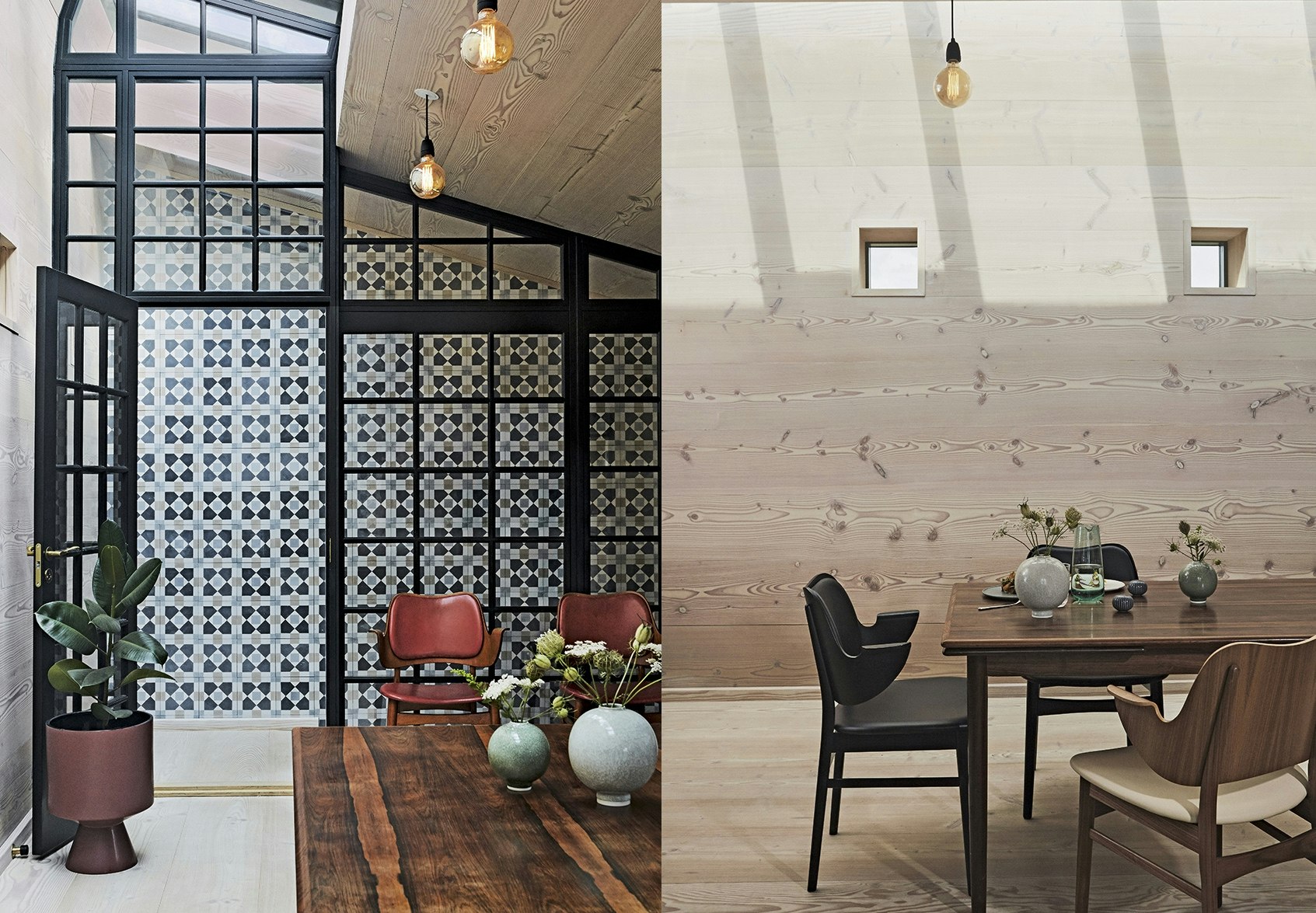 Masser af træ, mønstre og varme farver | bobedre.dk