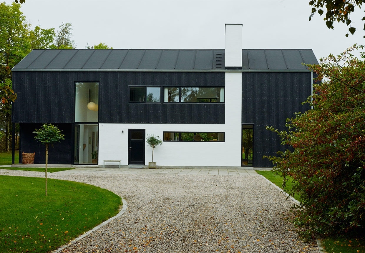 Arkitekttegnet hus | Den sorte lade i skoven | bobedre.dk