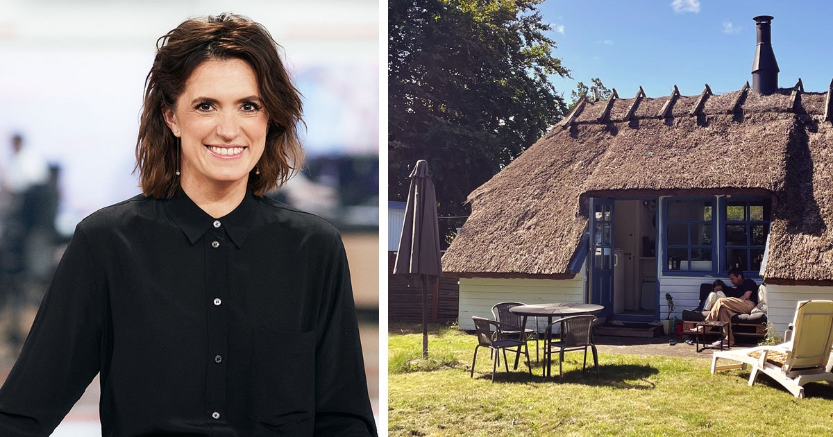 TV-vært Ditte Haue tilbringer ferien i sommerhuset i Sjællands Odde ...