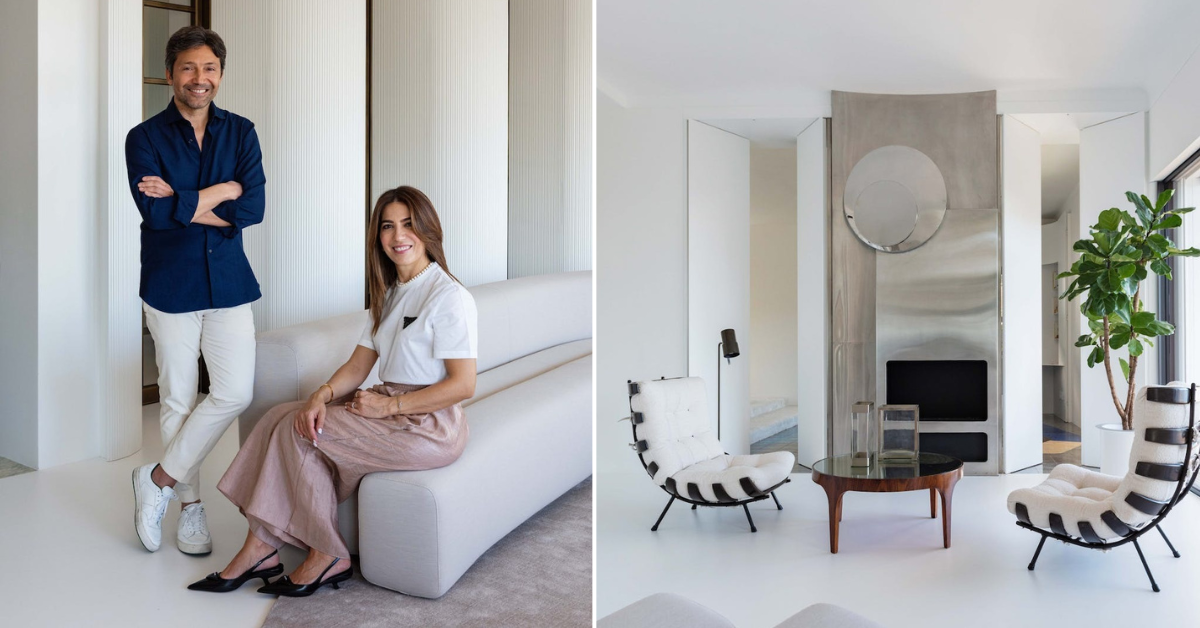 Se den Italienske villaen bekledd i marmor og design fra 50-tallet | bo ...