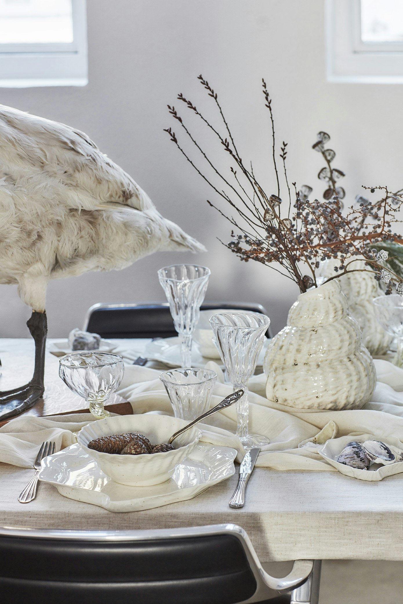 I følge designer Christina Iversen skal årets julebord være som en skat ...