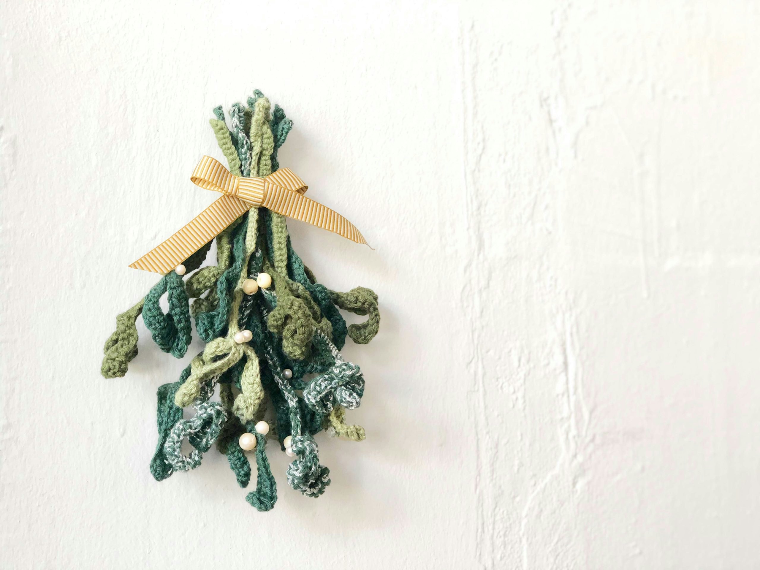 Heklet misteltein | Lag din egen julepynt | boligpluss.no