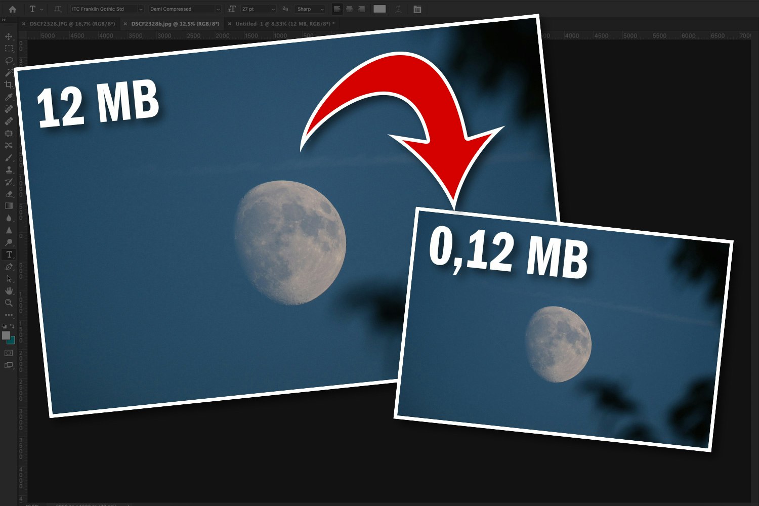 Komprimer dine billeder - Sådan reducerer du billedstørrelsen | digitalfoto.dk