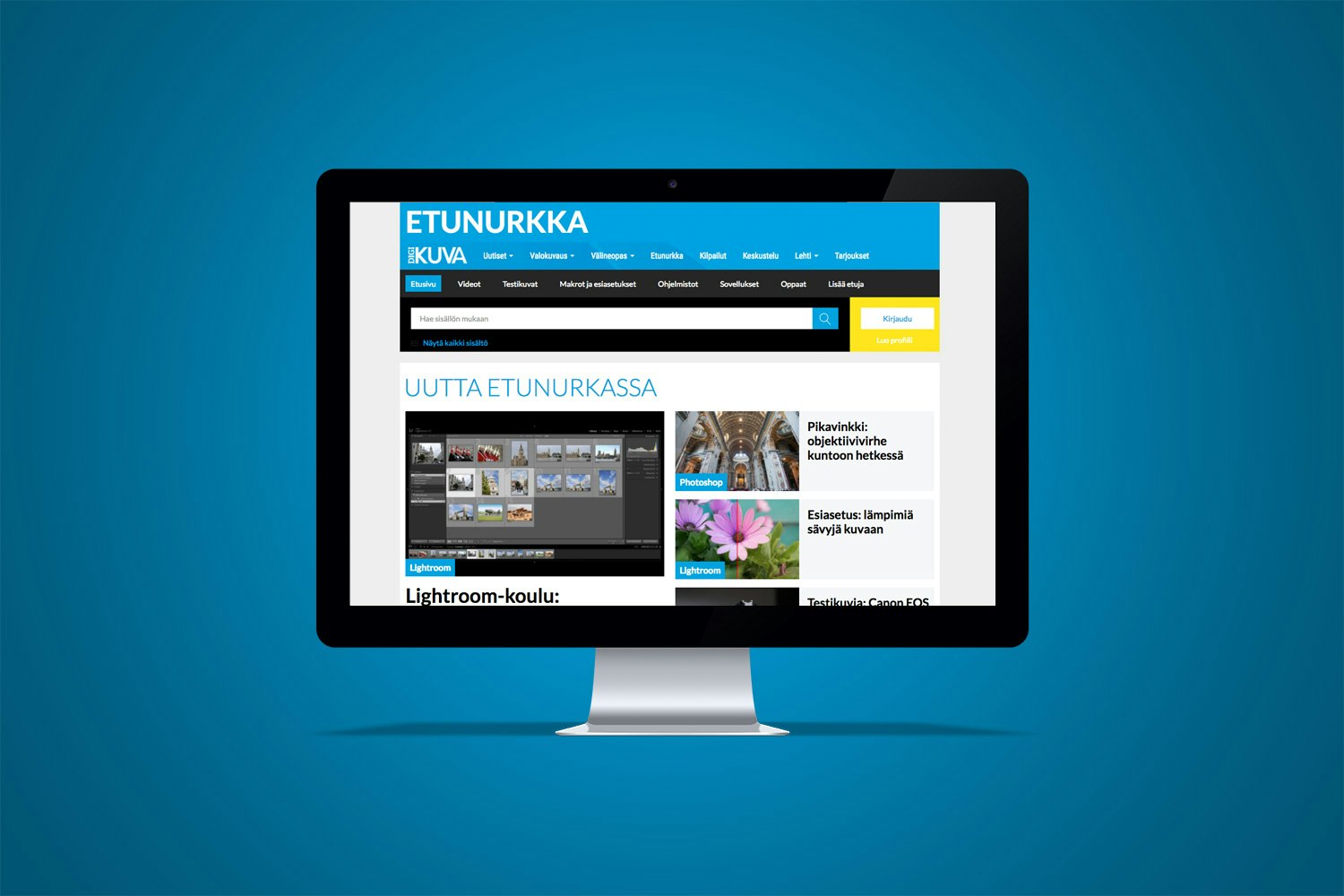 Näin toimii uusi Etunurkka | digi-kuva.fi