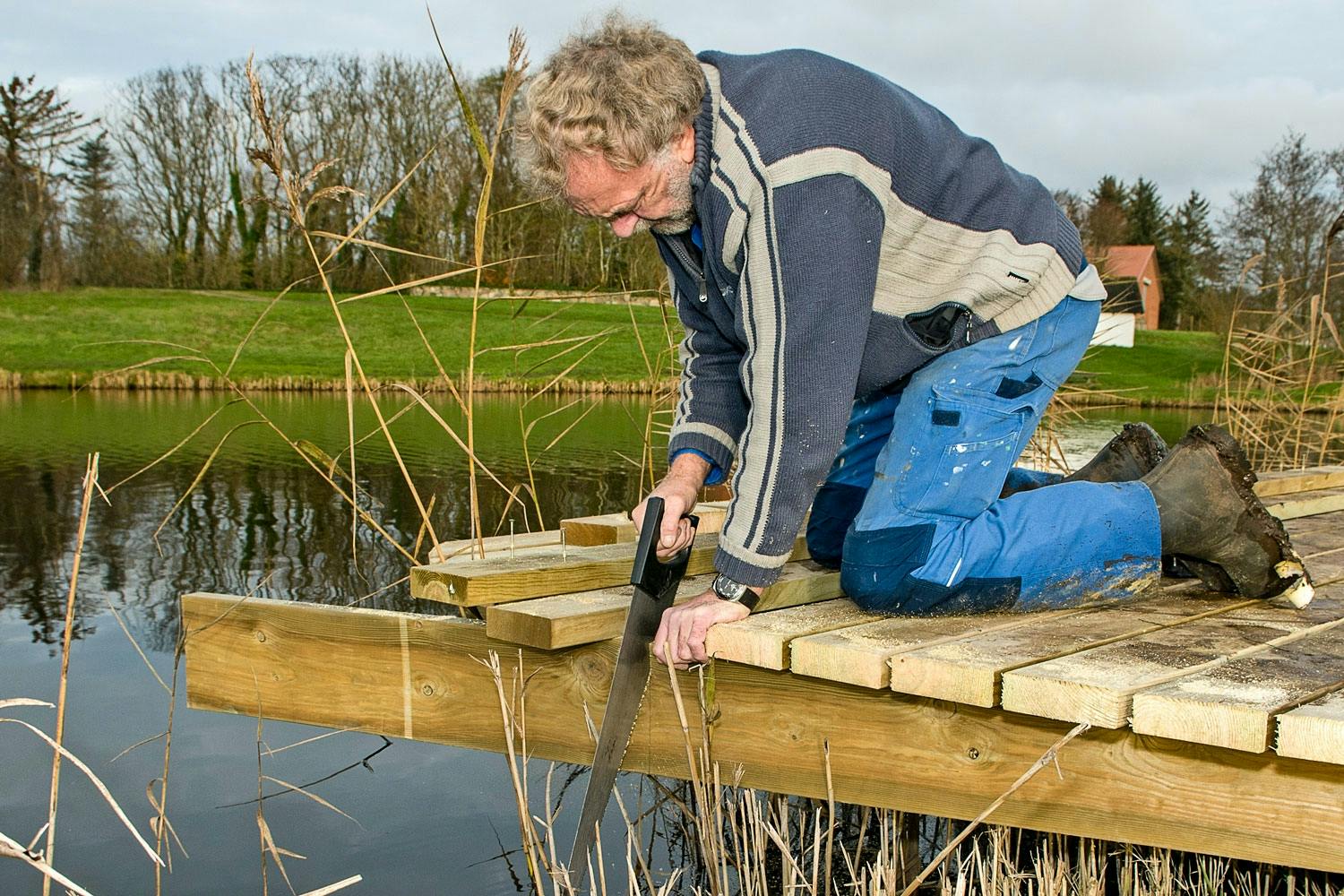 Sådan bygger du en frostfri bådebro | Gør Det Selv