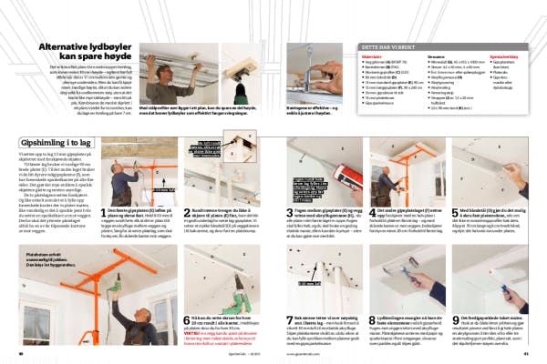 Gipshimling: Lag en gipshimling som stopper støy | Gjør Det selv