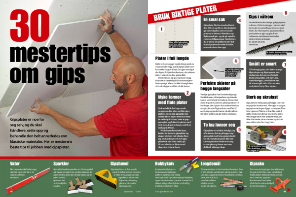 30 mestertips om gips | Gjør Det Selv