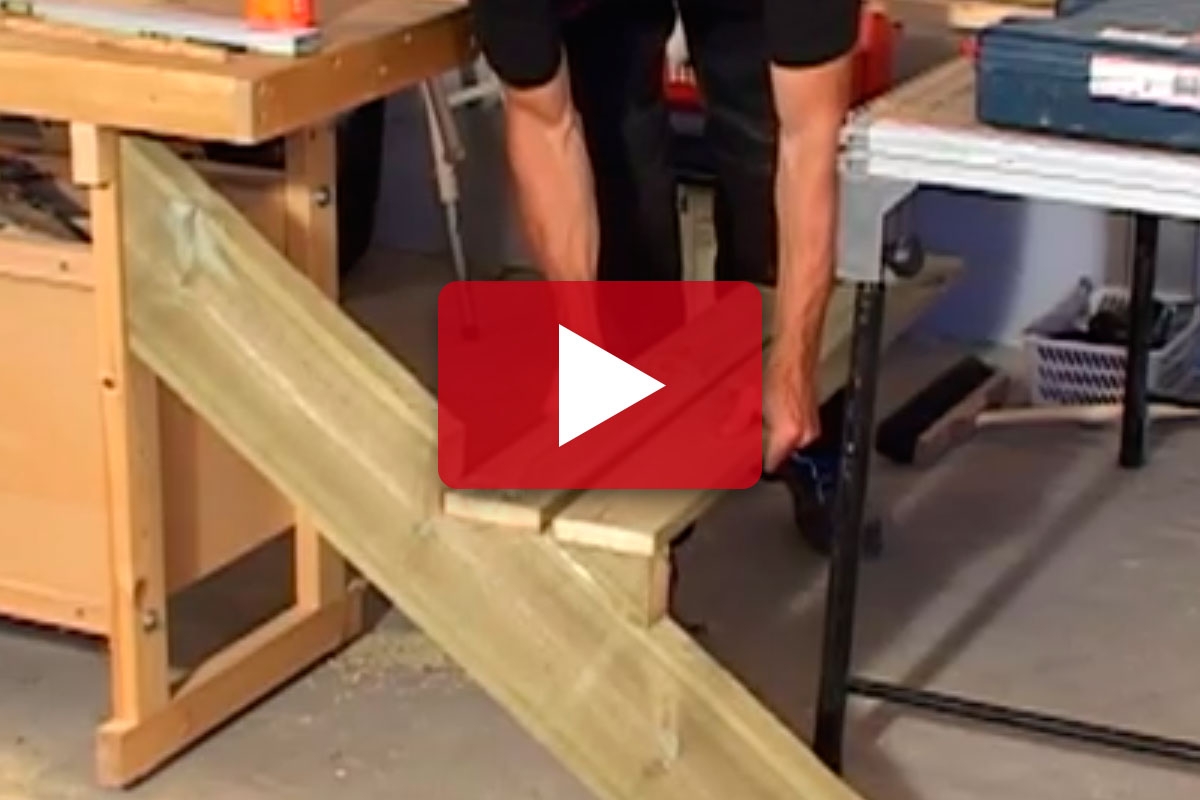 TERASSIN RAKENNUSTAPA: Erittäin helppotekoiset portaat | Tee Itse