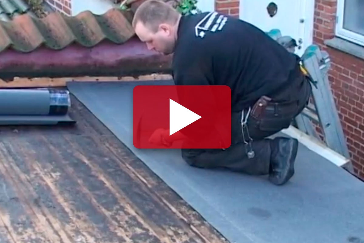 TAK: Legg takpapp | Gjør Det selv