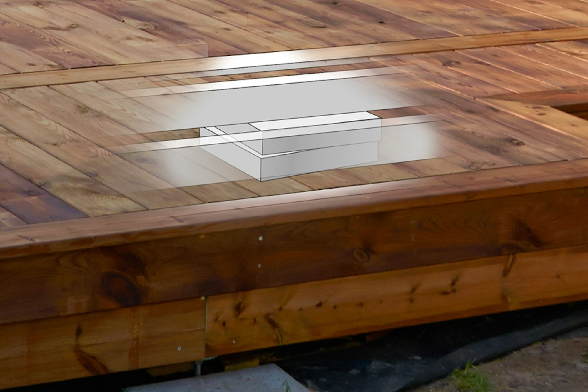 85 m2 terrasse med 3 forskellige fundamenter | Gør Det Selv