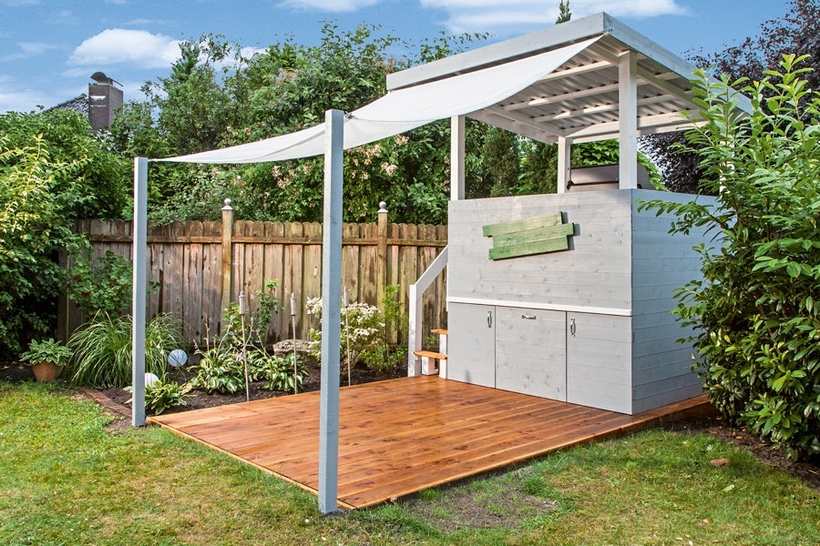 Gennemført grillhus med smarte detaljer | goerdetselv.dk