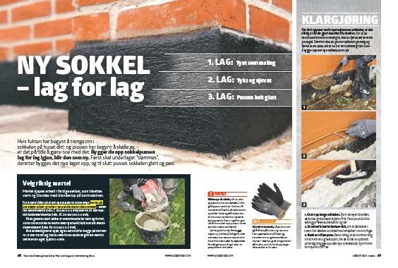 Ny sokkel i 4 trinn | Gjør Det Selv