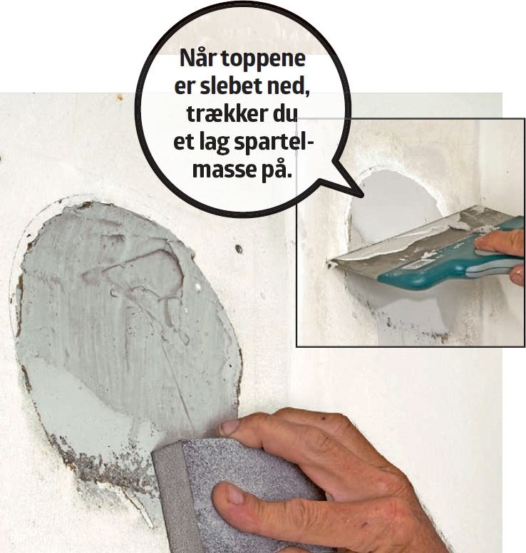 Sådan fuldspartler du en væg | Gør Det Selv