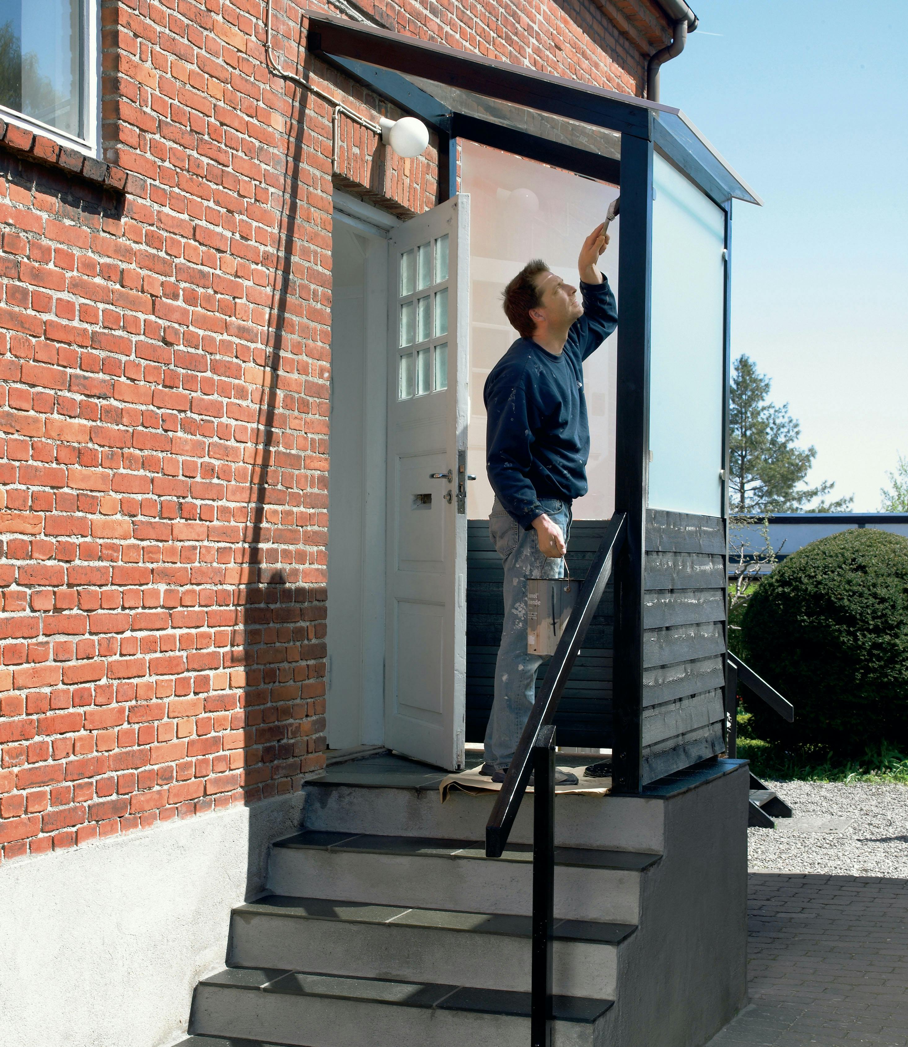 Ny inngang i Glass og skifer | Gjør Det Selv