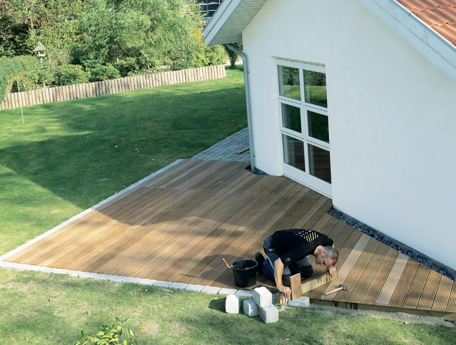 Terrass i marknivå | Gör Det Själv