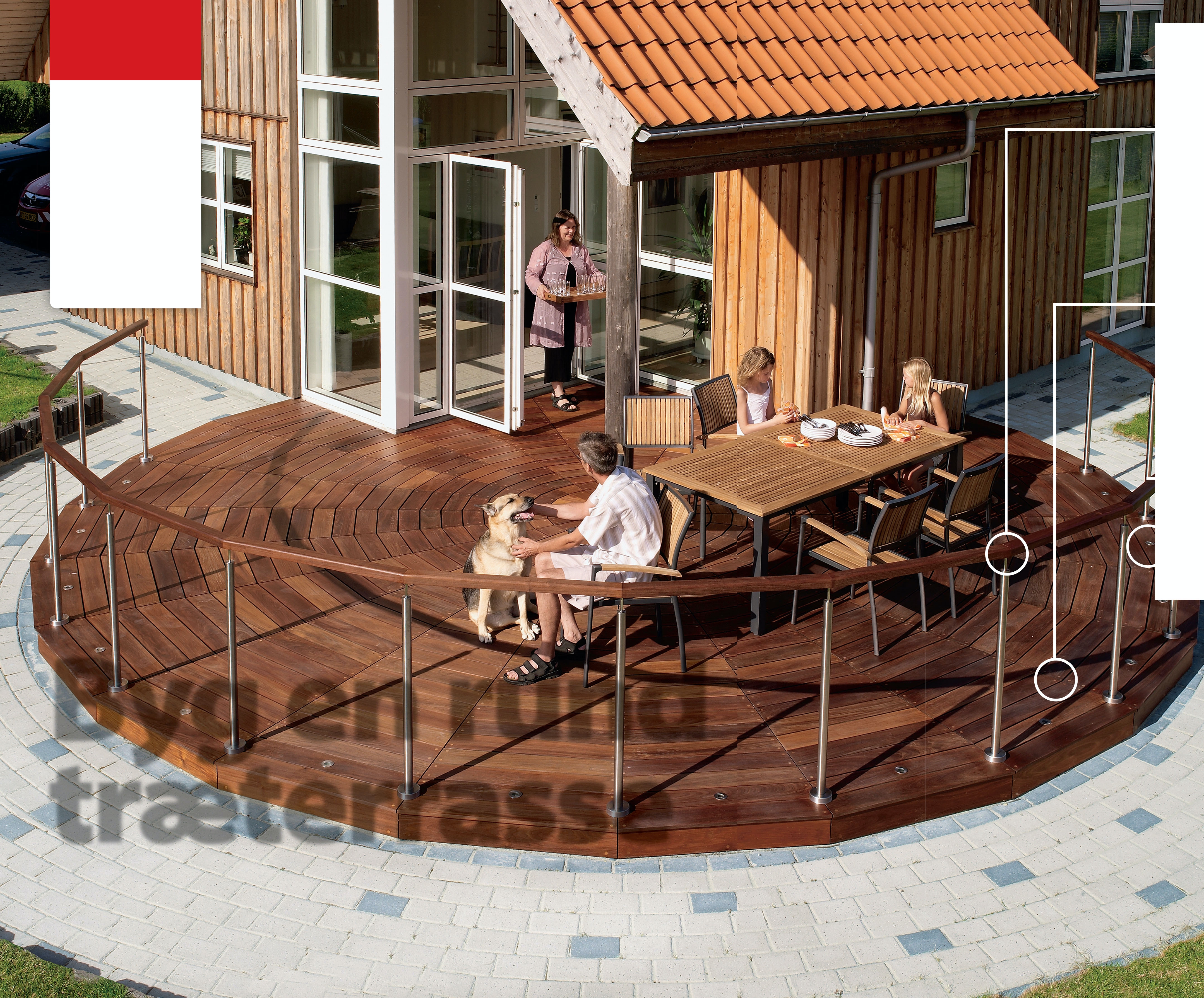 Byg en rund træterrasse | Gør Det Selv