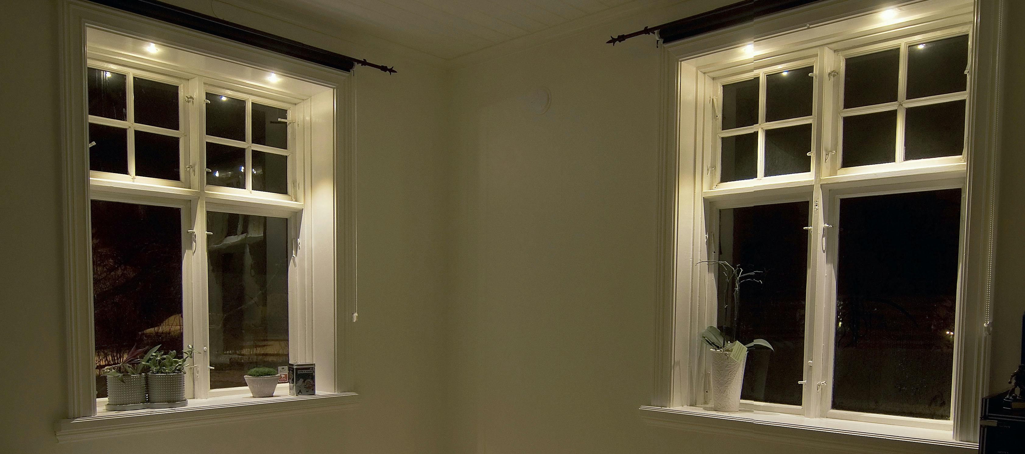 Sett spotlys på vinduet | Gjør Det Selv