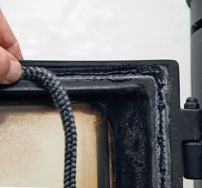 Ny pakning til brændeovn | Gør Det Selv