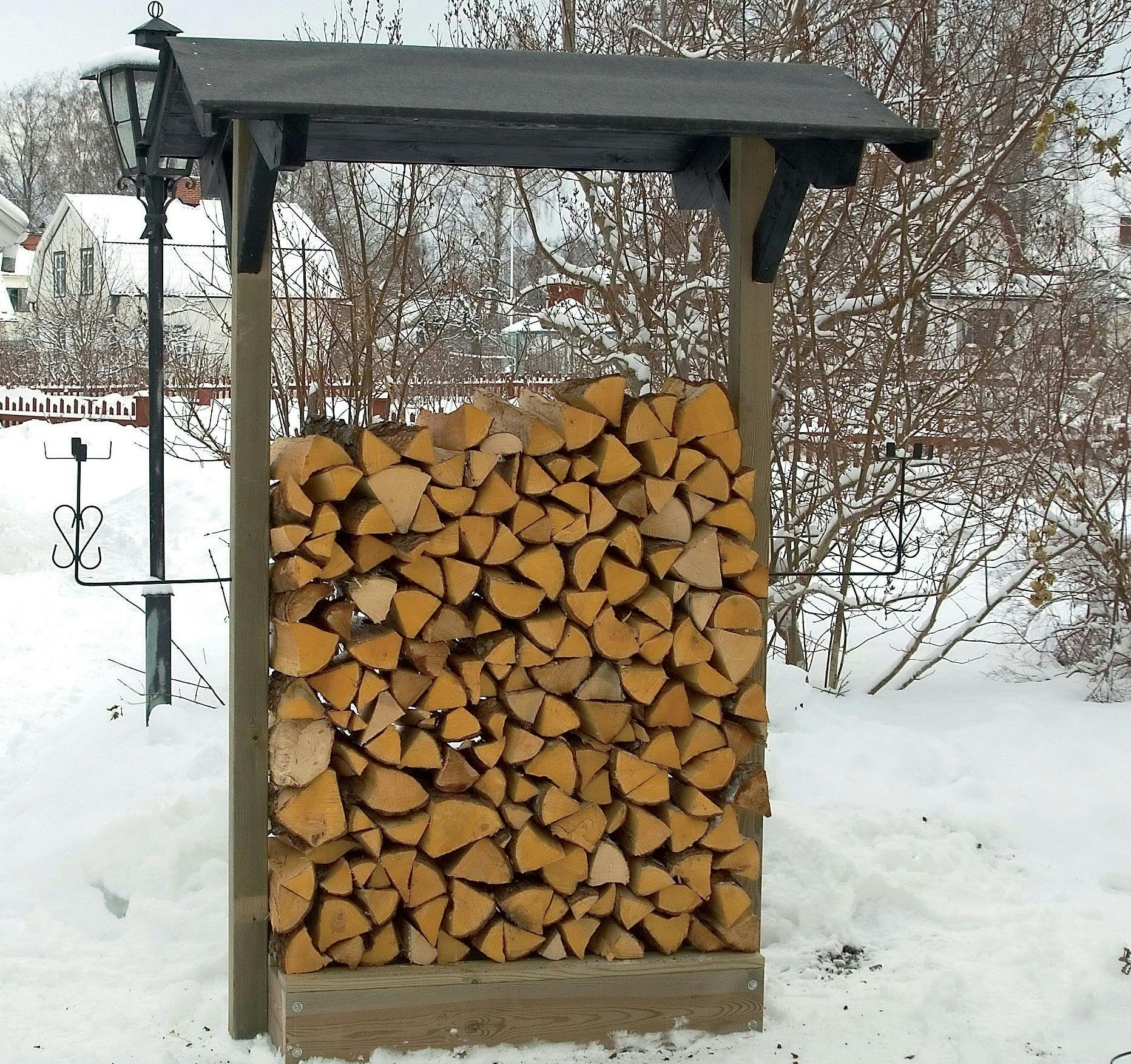 Smart förråd för ved | Gör Det Själv