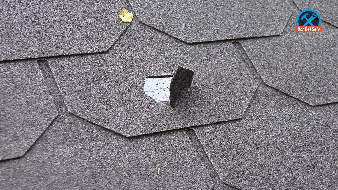 Hul i tagpap-shingles | Gør Det Selv