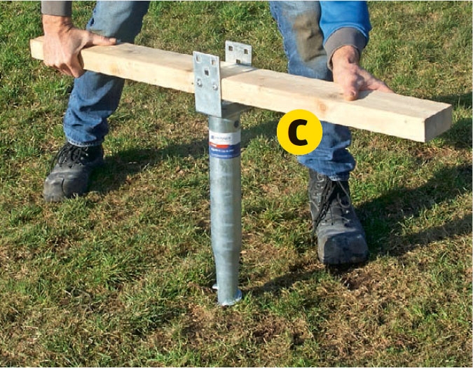 Hurtigt og nemt fundament med jordskruer | Gør Det Selv