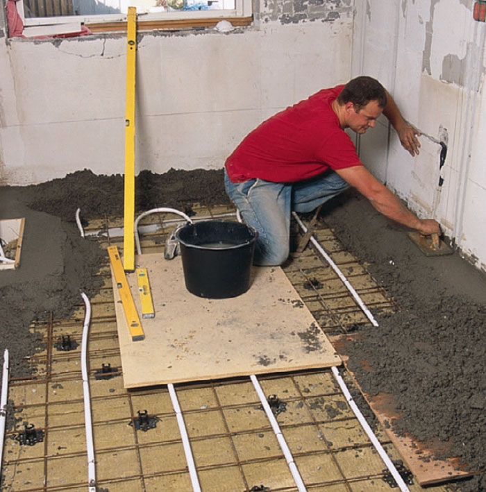 Slik støper du gulv | Gjør Det Selv