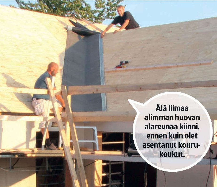 Lisärakennus, osa 5: Aluskate | Tee Itse