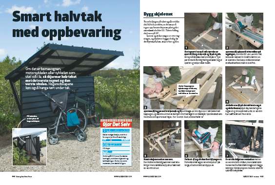 Smart halvtak med oppbevaring | Gjør Det Selv