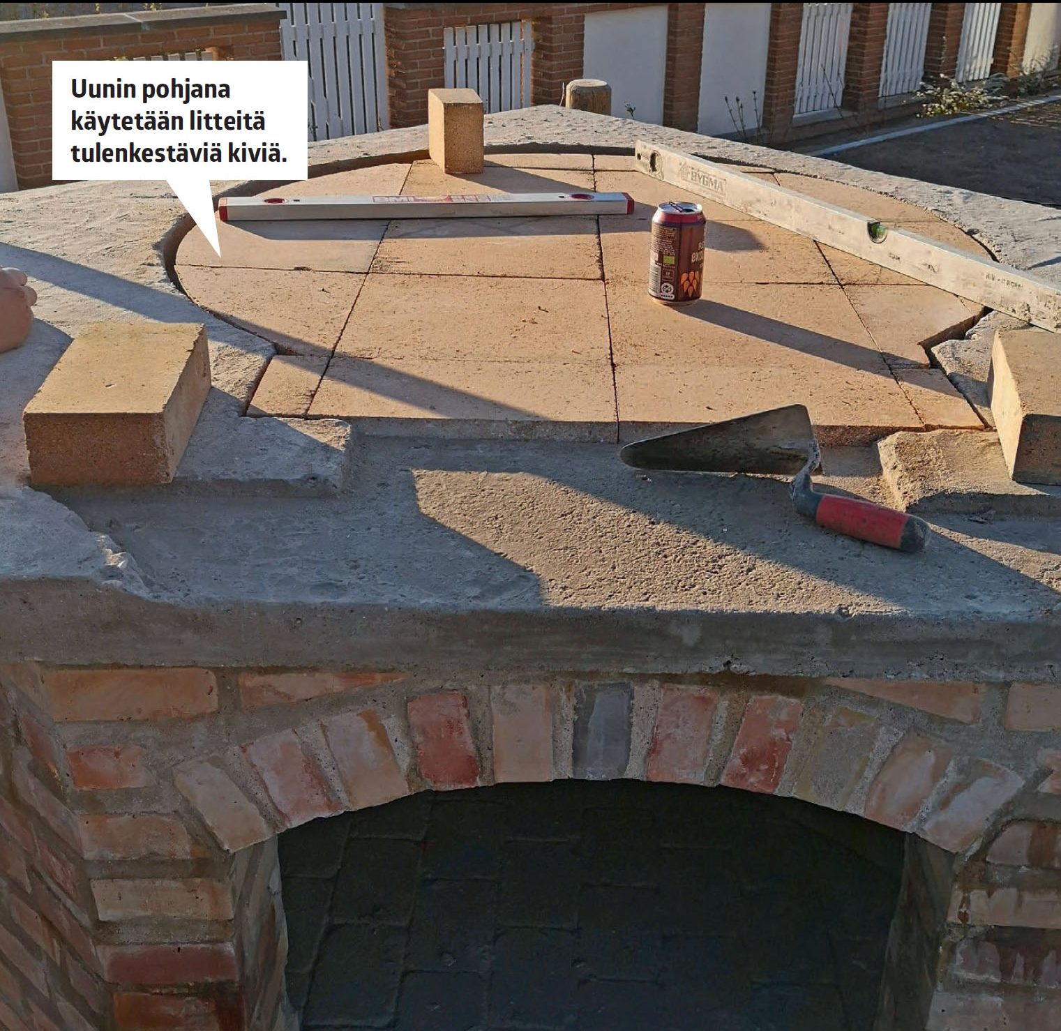 Muurattu pizzauuni | Tee Itse