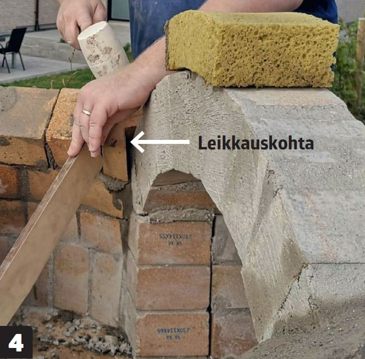 Muurattu pizzauuni | Tee Itse