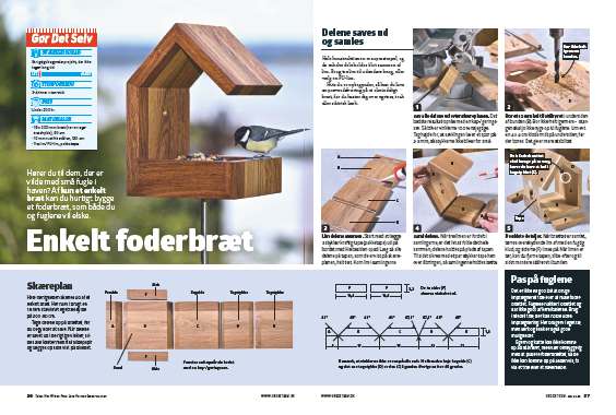 Byg et flot og enkelt foderbræt | Gør Det Selv