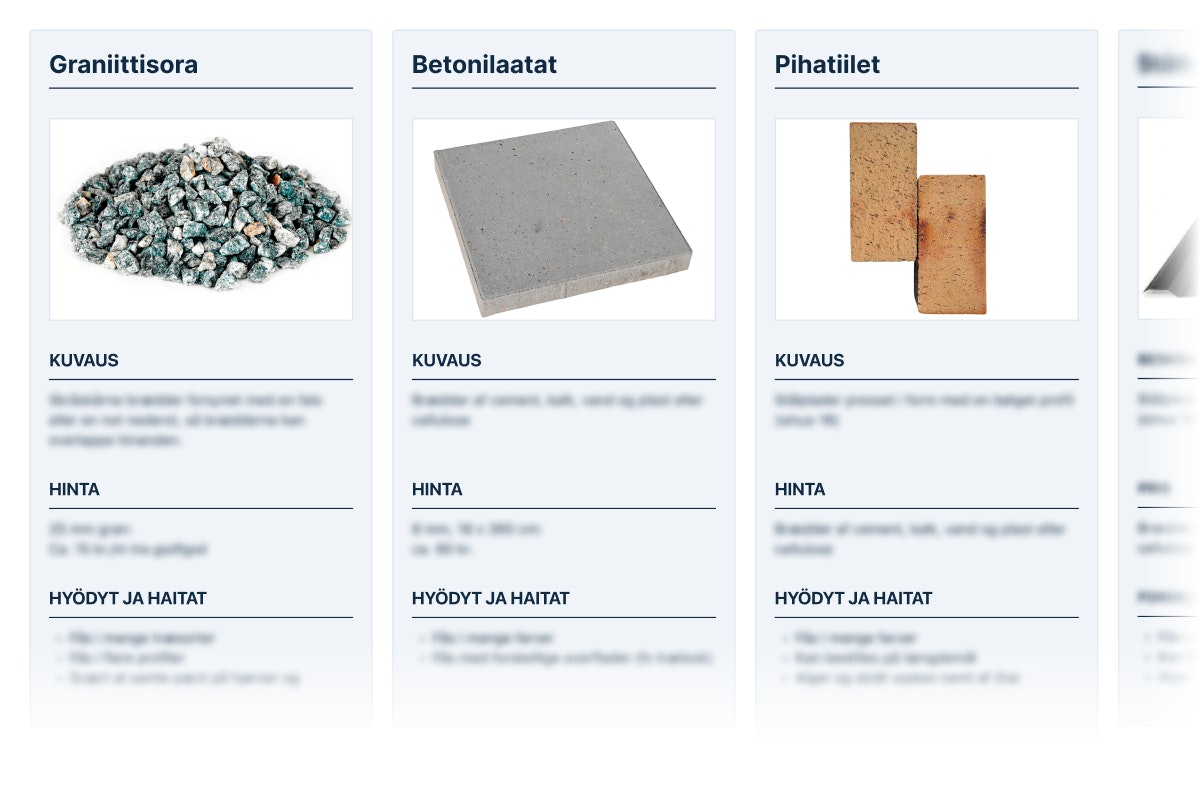 Pihakivet ja -laatat (2024) | teeitse.com