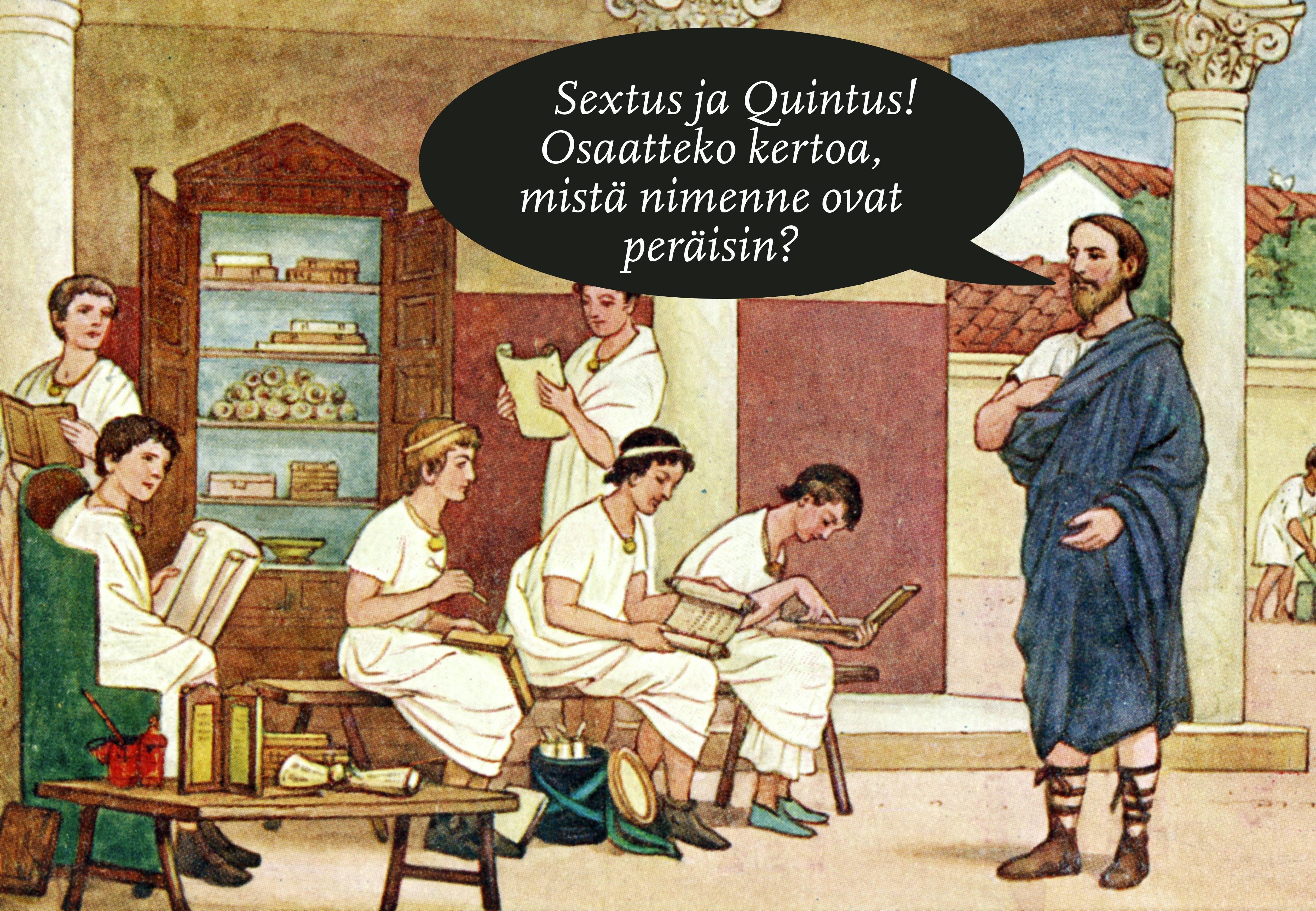 Miksi roomalaiset nimesivät lapsiaan lukusanoin? | historianet.fi