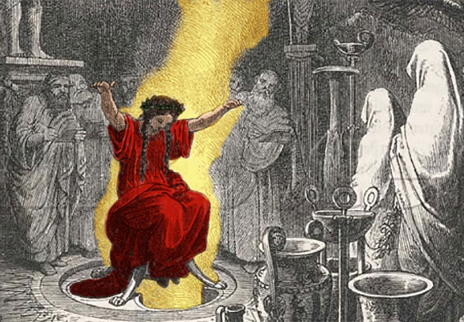 Het Orakel van Delphi snoof gas | historianet.nl