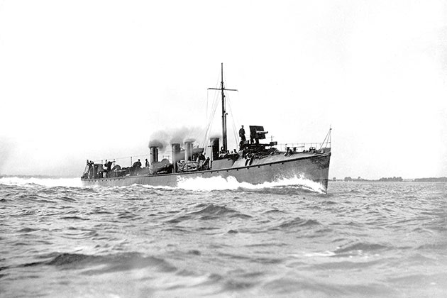 Hvad er en destroyer? | historienet.dk