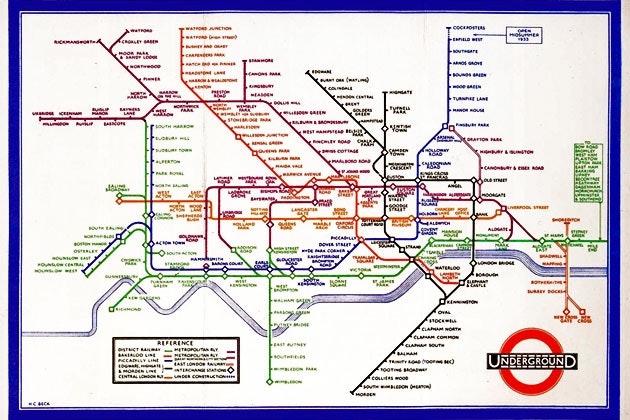 Underground: Hvorfor ser alle metrokort ens ud? | historienet.dk
