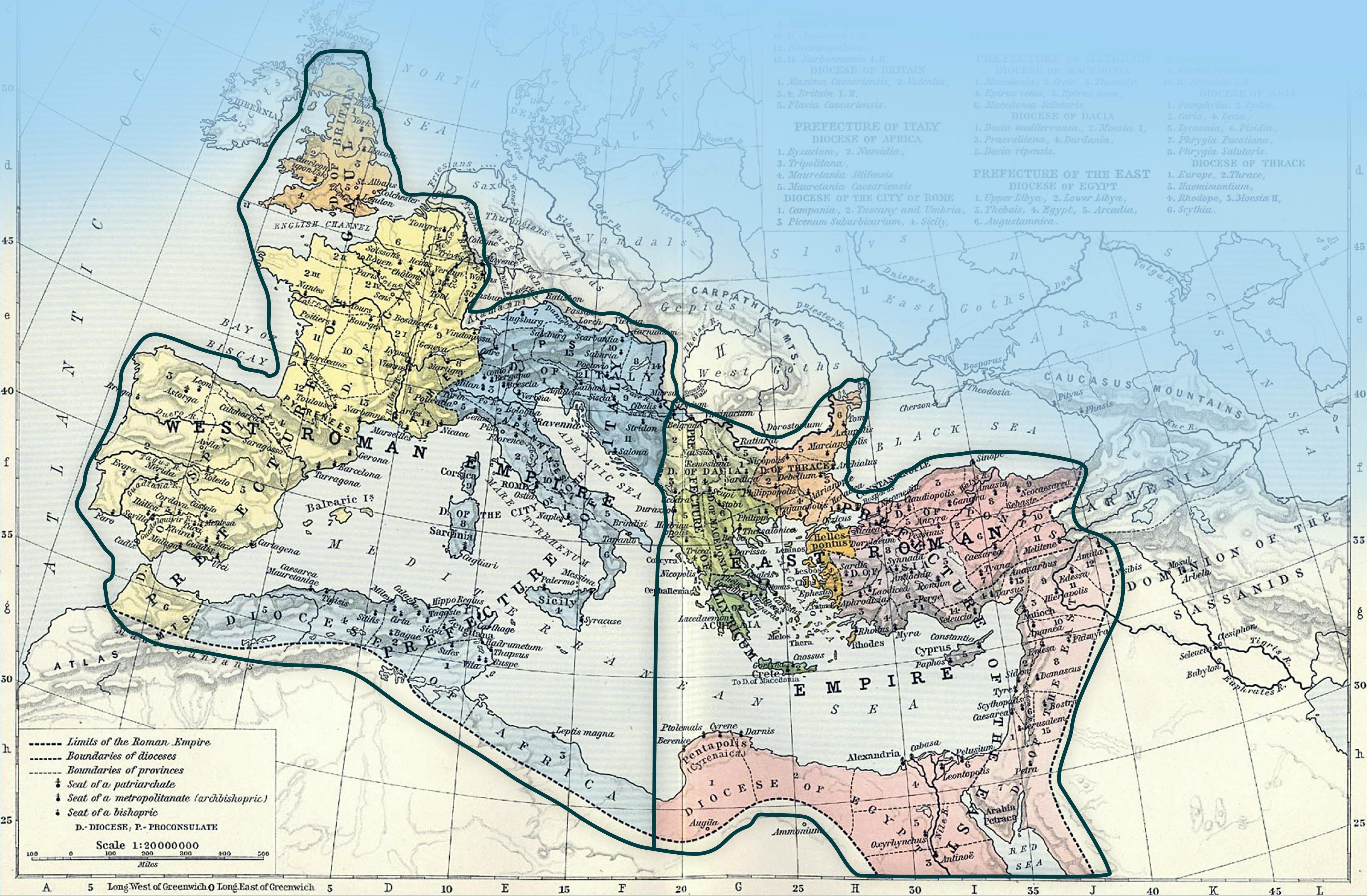 Hvorfor ble Romerriket delt i to? | historienet.no