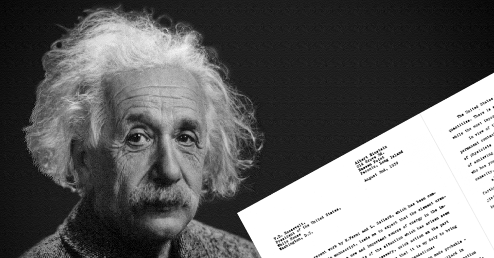 Einstein advarede Roosevelt om Tysklands atombombe | historienet.dk