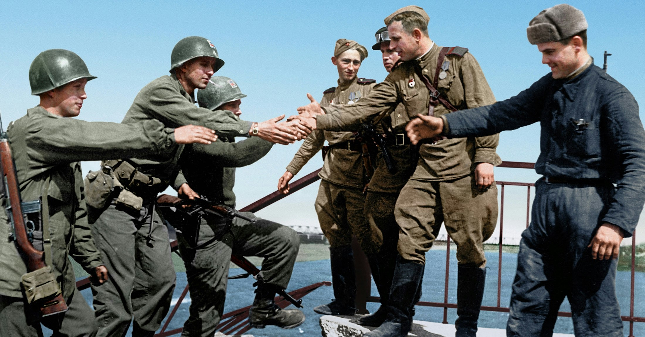 De allierte seirer: Tyskland kappet tvers over | historienet.no