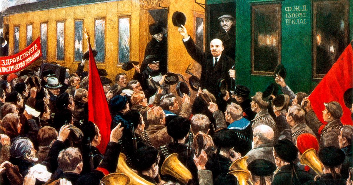 Lenin smugglas till Ryssland för att störta tsaren | Varldenshistoria.se