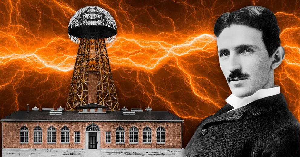 Tesla ville åstadkomma trådlös ström | varldenshistoria.se