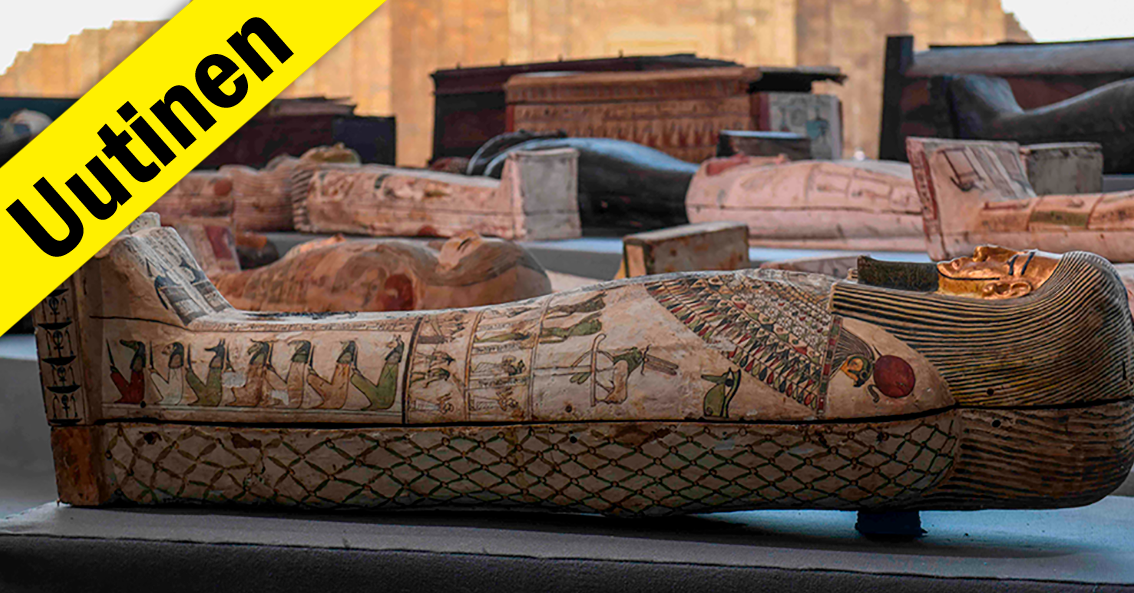 100 sarkofagia löydetty Sakkaran hiekasta | historianet.fi