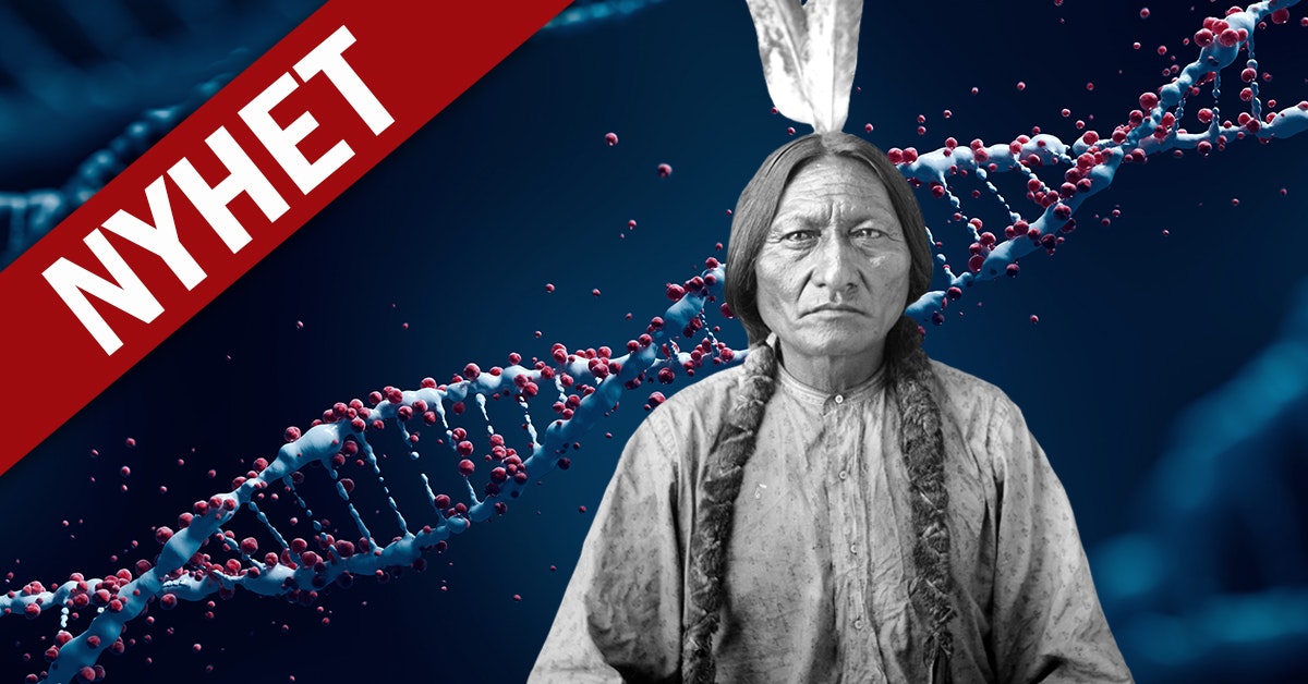 Nordisk dna-expert hjälper Sitting Bulls ättling | Varldenshistoria.se