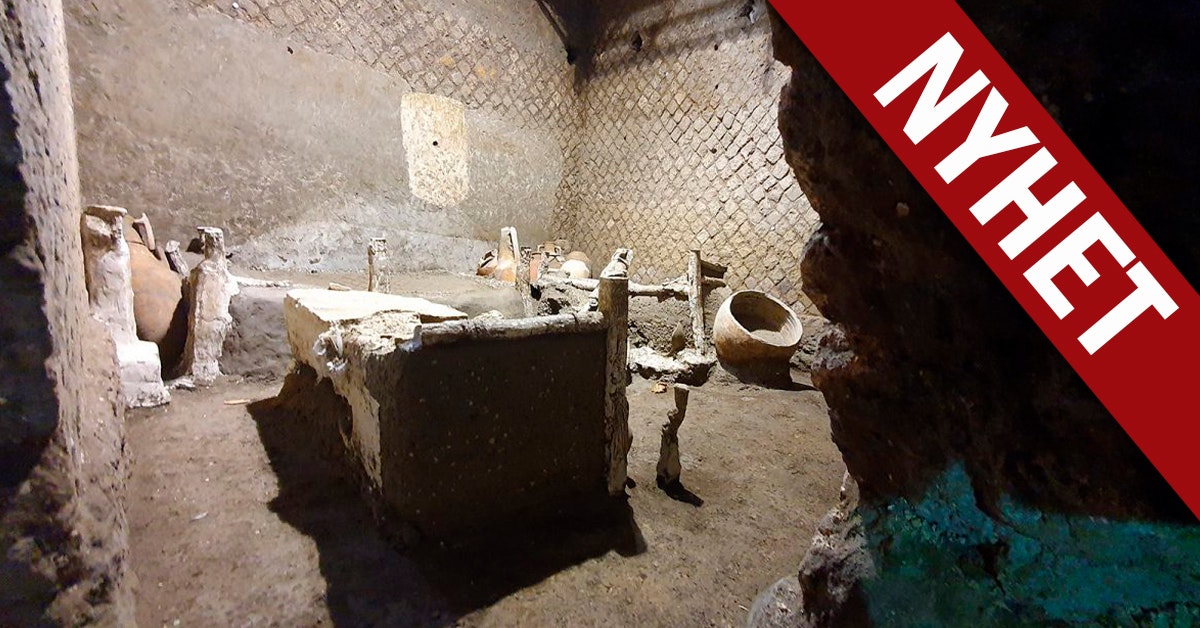 Rum för slavar upptäckt i Pompeji | varldenshistoria.se