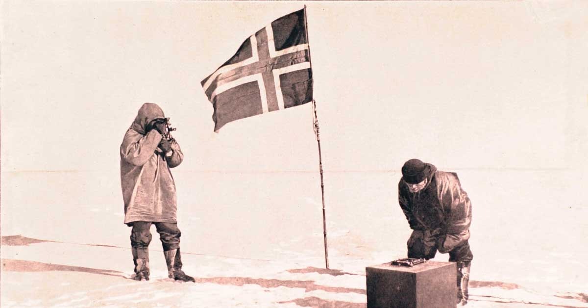 Amundsen og Scott kjempet til døden om å nå Sørpolen | historienet.no